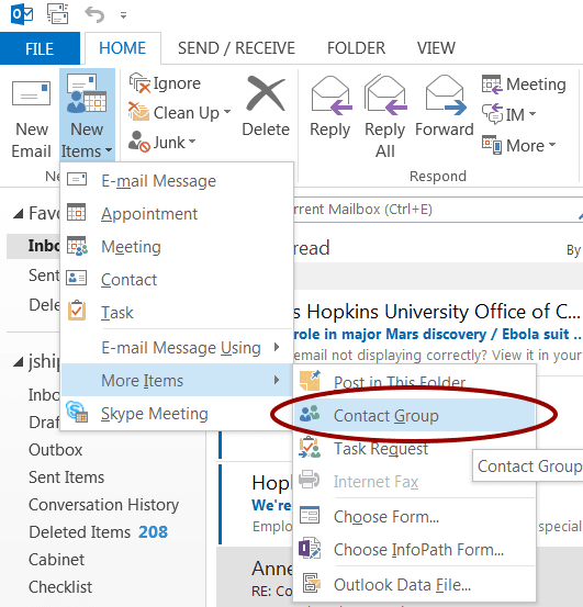How To Create Contact Groups In Outlook My Learning Solutions